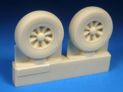 Barracuda Studios R48117 F4U Corsair Stamped Hub Mainwheels