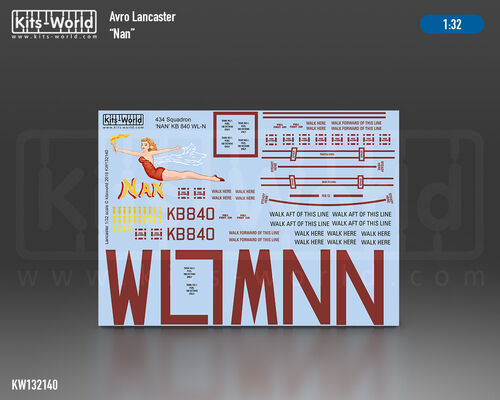 Kits World 132140 Avro Lancaster B Mk.I ('Nan')