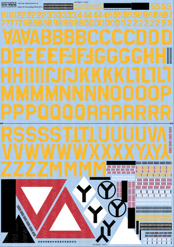 Kits World 148018 Boeing B-17G Flying Fortress Bomb Tallies and Kill Symbols General Markings