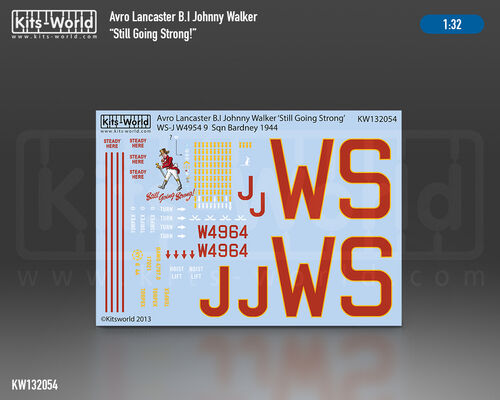 Kits World 132054 Avro Lancaster B.I (Johnny Walker 'Still Going Strong')