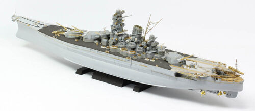 Pontos Model 37025FB IJN Musashi 1944 Advanced Detail Up Set (Coal Black Tone Stained Deck) (for Tamiya 78025)