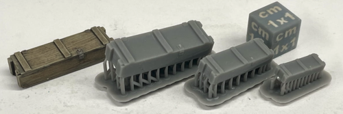 EMP3D 48040530 Skrzynie drewniane na amunicję do haubicy 105mm - 2 sztuki
