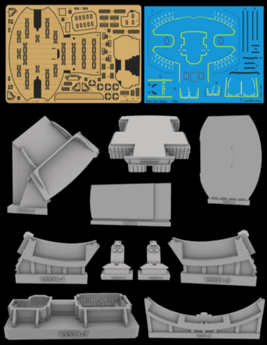 Green Strawberry 13321 Galaxy class - Hangars