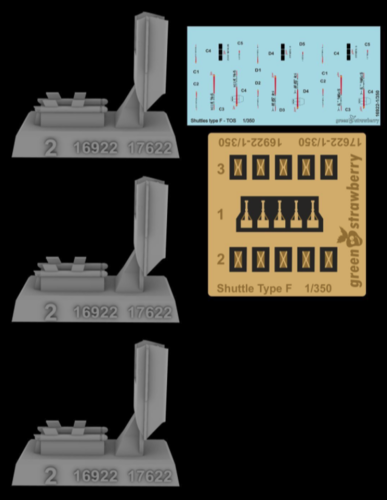 Green Strawberry 16922 Shuttle type F - TOS