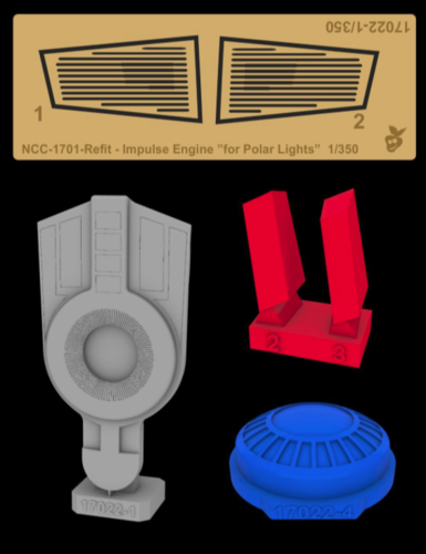 Green Strawberry 17022 Constitution class refit - Impulse engine