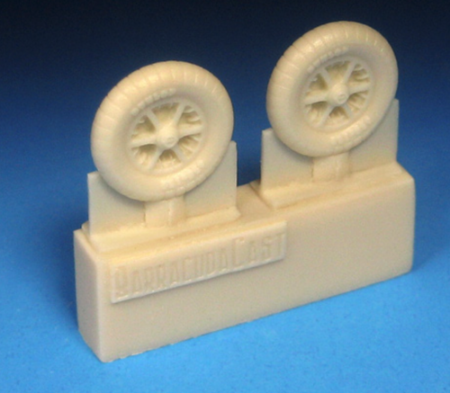 Barracuda Studios R72438 Bf 109E/F Mainwheels with Ribbed Tires