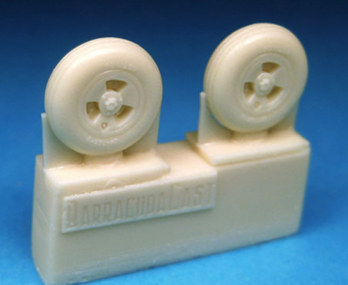 Barracuda Studios R72107 Spitfire 3 Slot Wheels, Circumferential