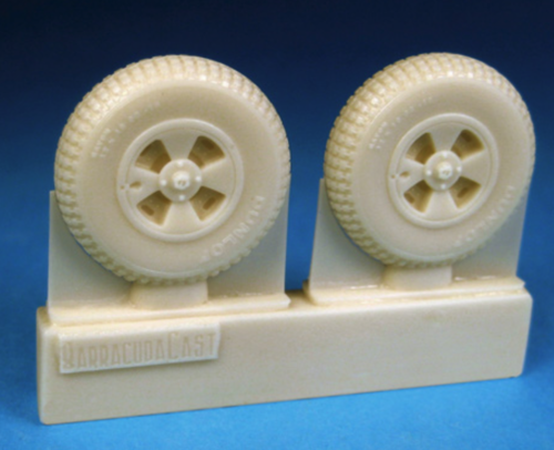 Barracuda Studios R48404 Hawker Tempest Late Mainwheels - Block Tread