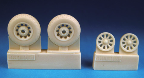 Barracuda Studios R48051 P-51 Mustang Hexagonal Wheels