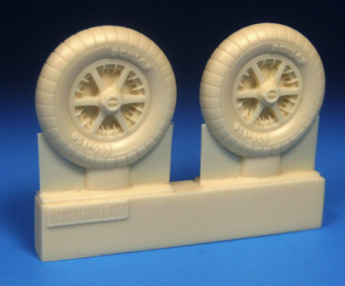 Barracuda Studios R32436 Bf 109E/F Mainwheels with Ribbed Tires