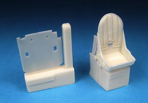 Barracuda Studios R32172 Spitfire Mk II Resin Seat with Armor