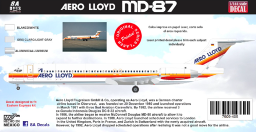 8aDecs 7909-405-200 Aero Lloyd MD-87