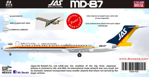 8aDecs 7909-400-144 JAS MD-87