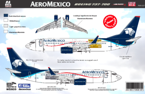 8aDecs 7909-127-144 Boeing 737-700Banamex