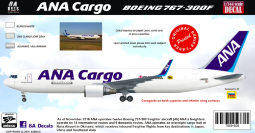 8aDecs 7909-508-144 ANA CARGO 767-300F