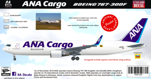 8aDecs 7909-508-200 ANA CARGO 767-300F