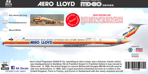 8aDecs 7909-688-144 Aero Lloyd MD-82
