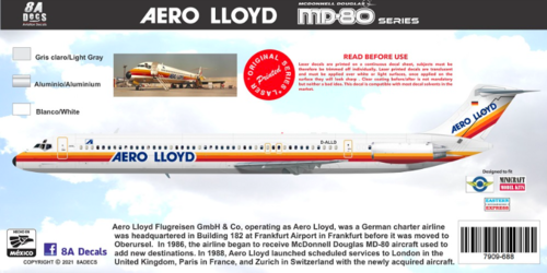 8aDecs 7909-688-200 Aero Lloyd MD-82