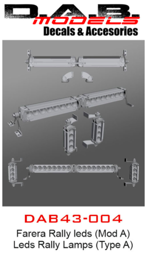 DAB Models 43-004 Leds Rally Lamps A