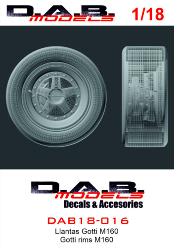 DAB Models 18-016 Gotti M160 Rims