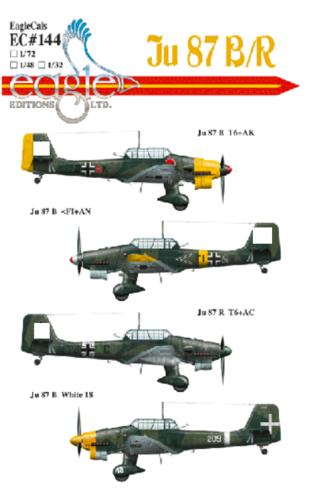 Eagle Editions D144-32 Stukas Ju 87 B/R