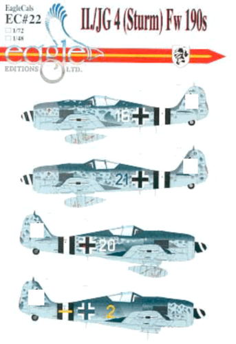 Eagle Editions D22-72 JG 4 Sturm Fw 190s
