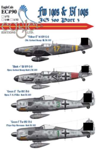 Eagle Editions D90-48 Fw 190s and Bf 109s JG 300 Vol. 1 Part 3