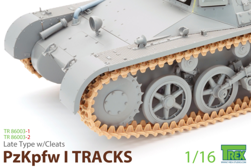 T-Rex Studio 86003-2 PzKpfw I Tracks Late Type w/Cleats for Ausf.B