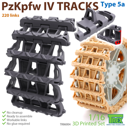 T-Rex Studio 86004 PzKpfw.III/IV Tracks Type 5a