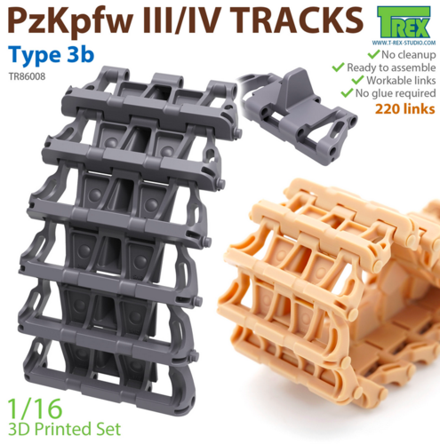 T-Rex Studio 86008 PzKpfw III/IV Tracks Type 3b