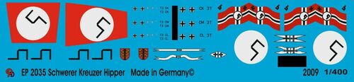 Peddinghaus-Decals 2035 Heavy Cruiser Hipper