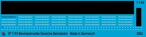 Peddinghaus-Decals 1193 Reichsbahn Eagles And Markings German Reichsbahn - DR