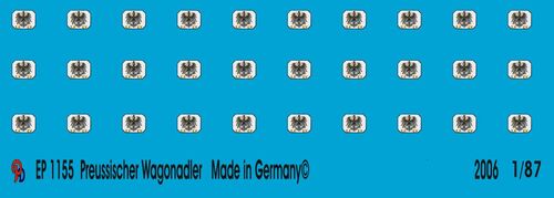 Peddinghaus-Decals 1155 Prussian Wagon Eagle