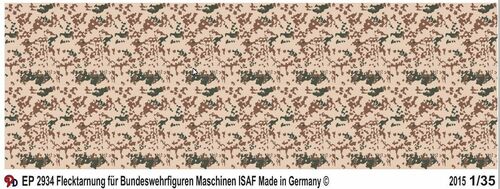 Peddinghaus-Decals 2934 German Bundeswehr Camouflage Uniforms For ISAF Units
