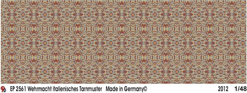 Peddinghaus-Decals 2561 Wehrmacht Italian Uniform Scheme