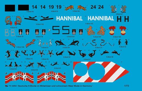 Peddinghaus-Decals 3454 German S-Boot In The Black Sea And In The Mediterranean Sea