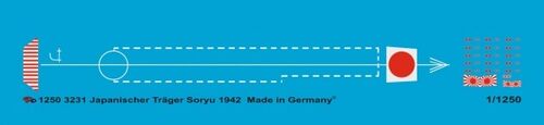 Peddinghaus-Decals 3231 Japanese Carrier Soryu 1942
