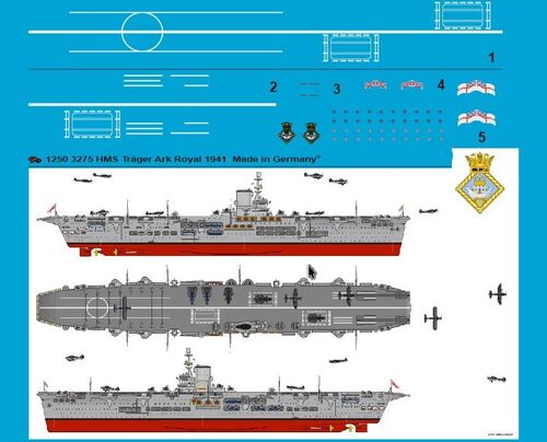 Peddinghaus-Decals 3275 HMS Ark Royal 1942