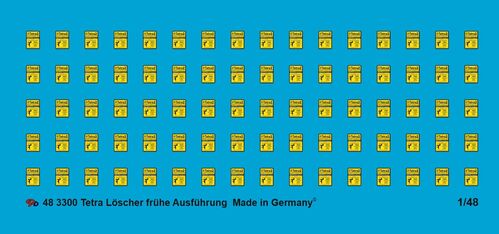 Peddinghaus-Decals 3300 Tetra Fire Extinguisher Early Version
