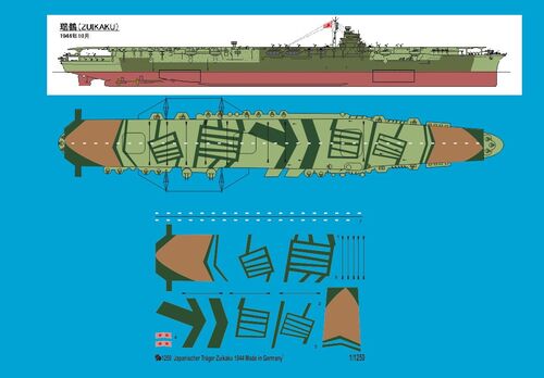 Peddinghaus-Decals 3121 Japanese Carrier Zuikaku 1944 Deck Markings