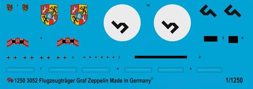 Peddinghaus-Decals 3052 Aircraft Carrier Graf Zeppelin
