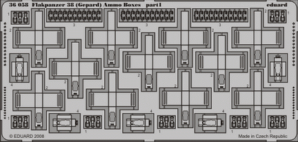 Eduard 36058 Flakpanzer 38 (Gepard) Ammo. Boxes ITALERI