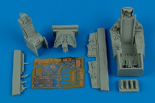 Aires 4411 F-16A MLU Falcon cockpit set Hasegawa