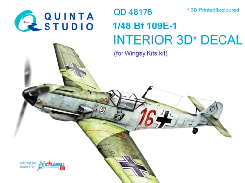 Quinta Studio QD48176 Bf 109E-1