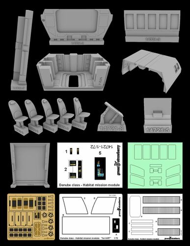 Green Strawberry 14721 Danube class - Habitat mission module