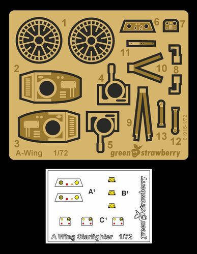Green Strawberry 2002 RZ1 A-Wing (Easy Junior Basic)