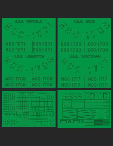 Green Strawberry AM010 Constitution Class Starships TOS