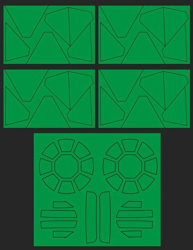 Green Strawberry AM005 First Order Special Forces Tie Fighter