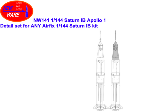 New Ware 141 Saturn IB Apollo 1 conversion