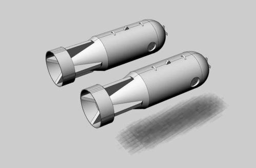 Brengun L48147 Mk54 depth charge 2 pcs